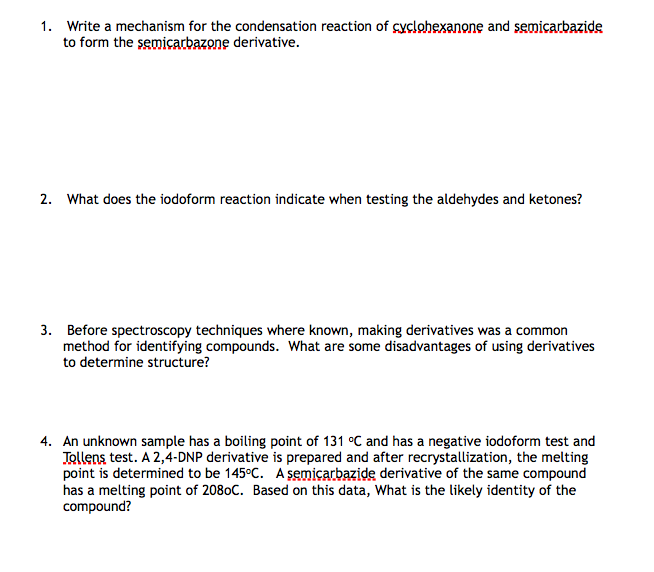 Solved 2,4-DNP Hydrazone Procedure 1. Dissolve 10 drops of | Chegg.com