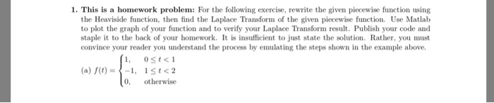 Solved Table: Here is a small table of Laplace Transforms. | Chegg.com