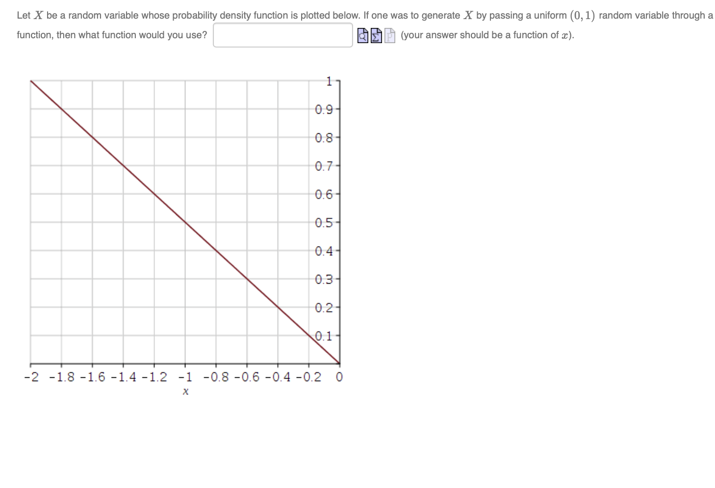 Solved Let X be a random variable whose probability density | Chegg.com