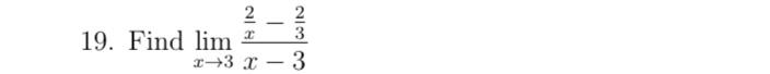 Solved 1 2 19. Find lim 2 2+3 r - 3 CO COIN | Chegg.com