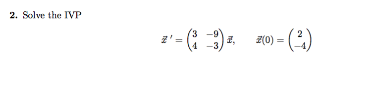 Solved 2. Solve the IVP | Chegg.com