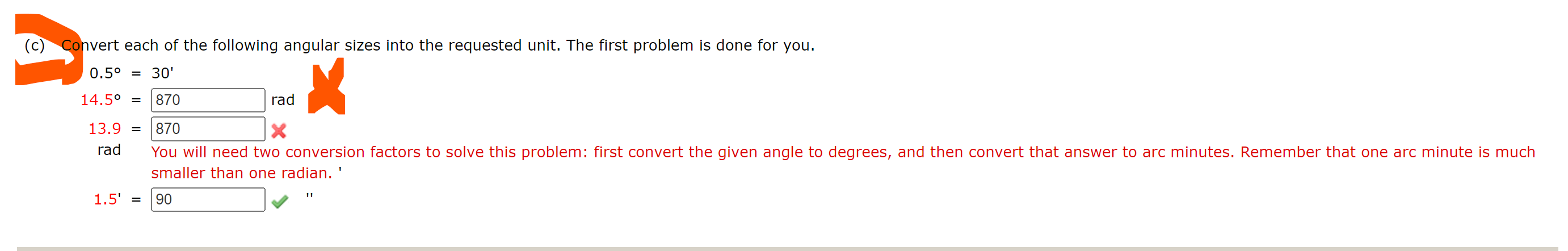 Solved Angular Measurements Astronomers often measure the | Chegg.com