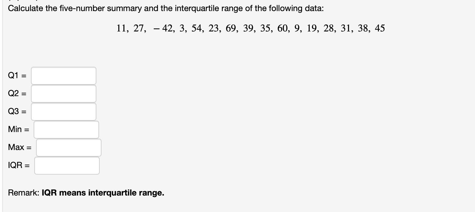 Solved Calculate the five-number summary and the | Chegg.com