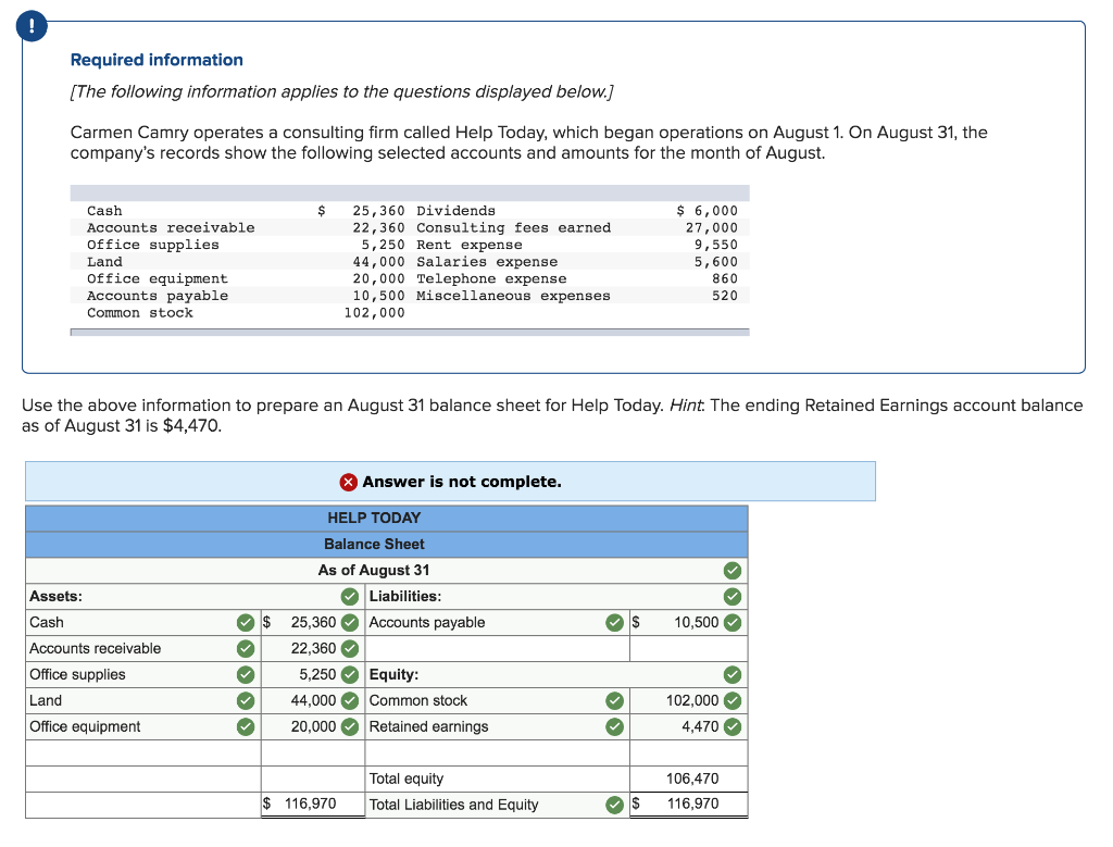 Solved Required information [The following information | Chegg.com