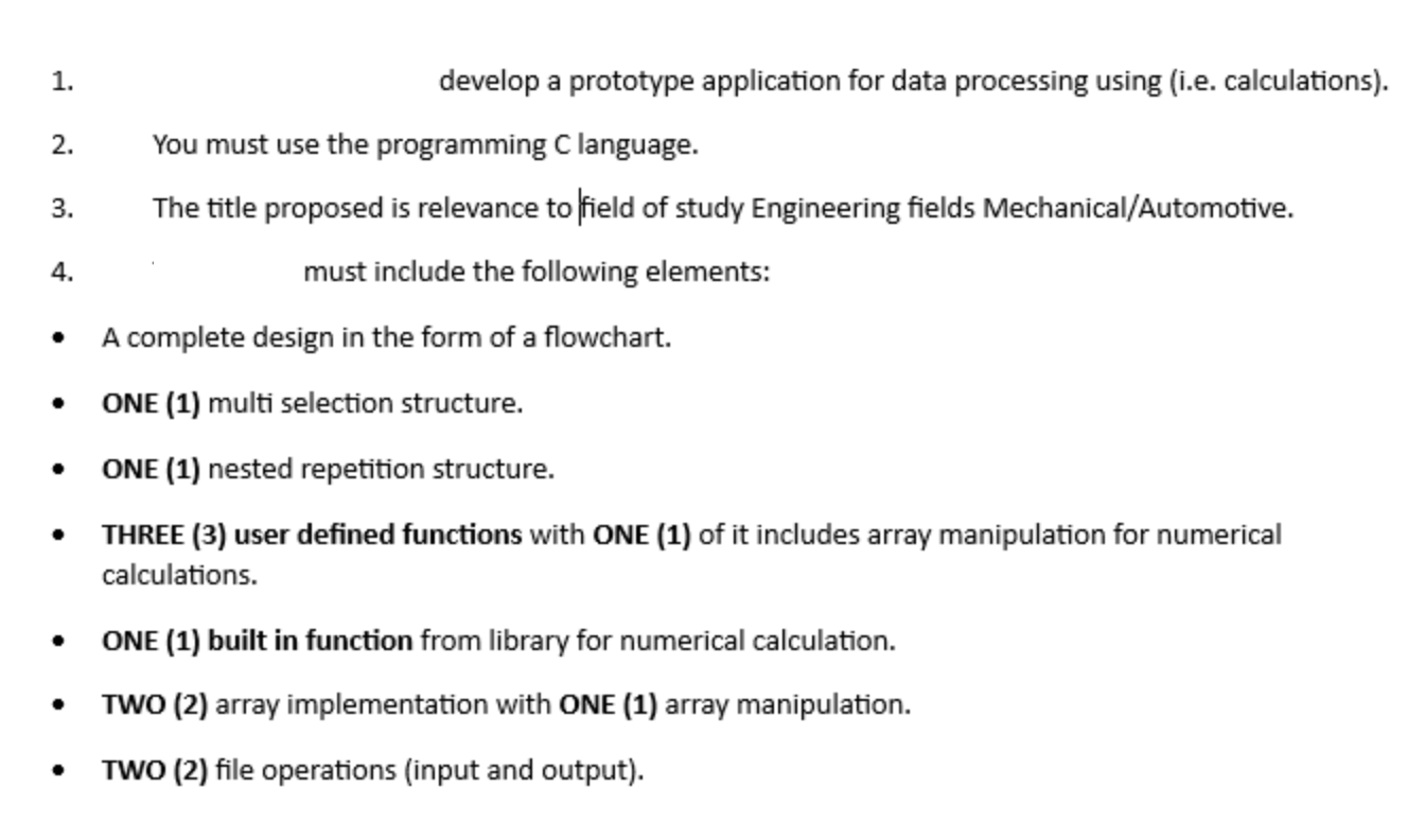 Solved You must use the programming C ﻿language.The title | Chegg.com