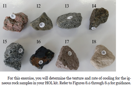 Solved For this exercise, you will determine the texture and | Chegg.com
