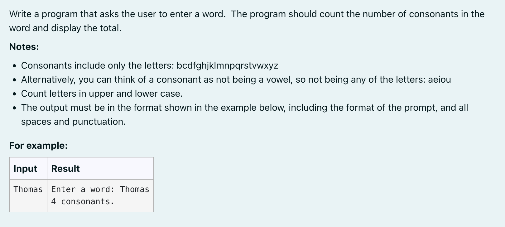 Solved Write a program that asks the user to enter a word. | Chegg.com