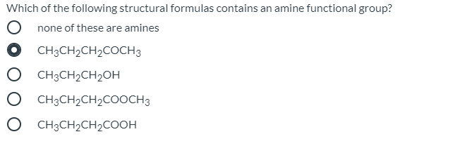 Solved Which of the following structural formulas contains | Chegg.com
