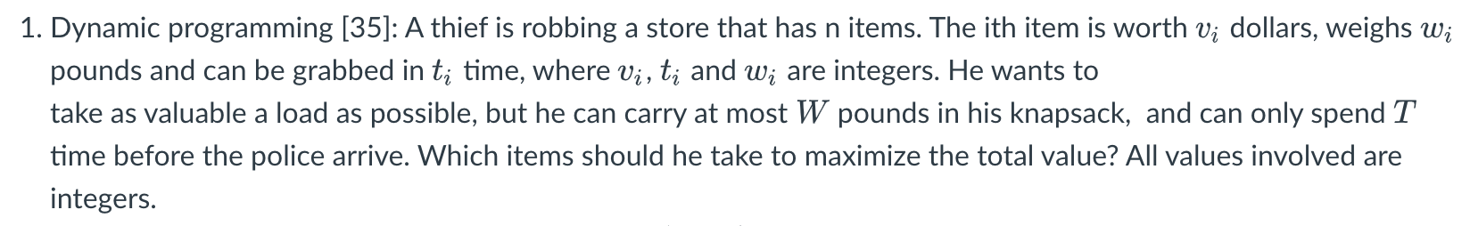 Solved Class: Analysis of Algorithms You must provide an | Chegg.com