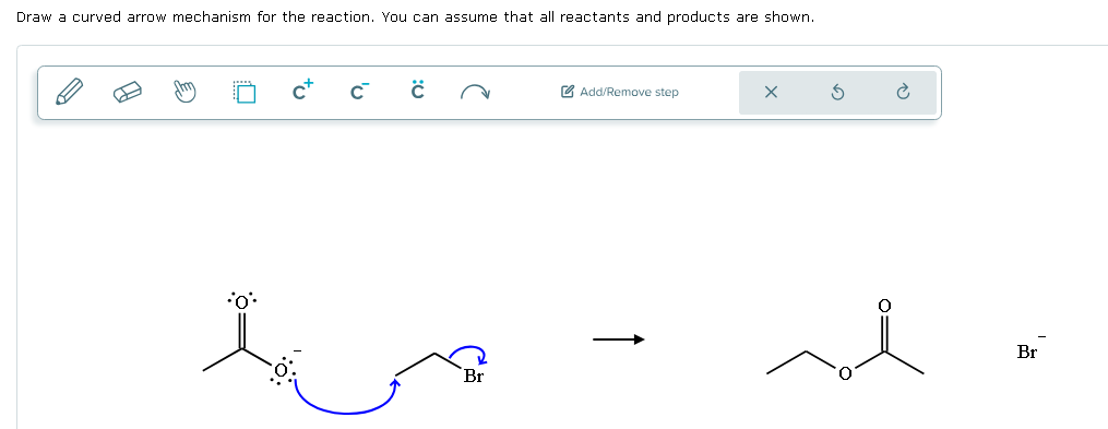 Solved Draw a curved arrow mechanism for the reaction. You | Chegg.com
