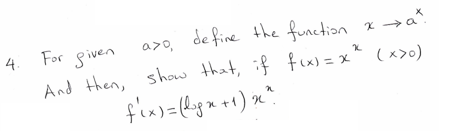 Solved xat For given 4. aso, define the function And then, | Chegg.com
