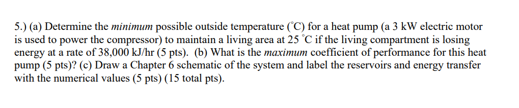 5.) (a) ﻿Determine the minimum possible outside | Chegg.com