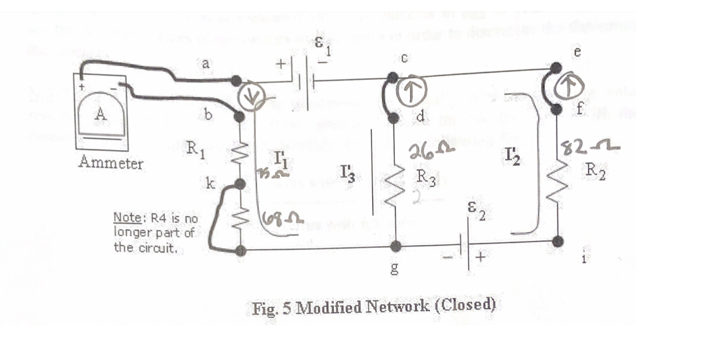 Solved Part III: Modified Network 6) Set up 3 equations with | Chegg.com