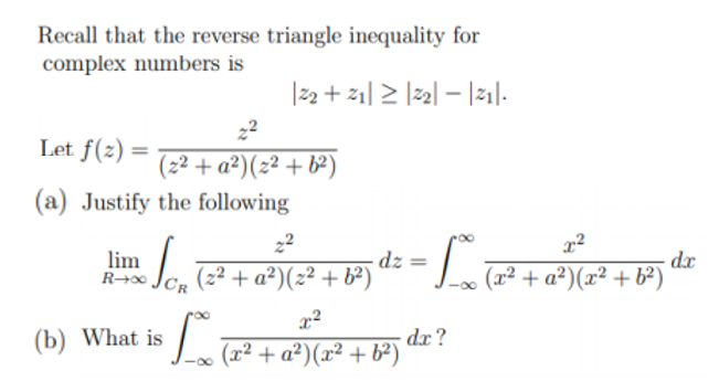Solved Recall that the reverse triangle inequality for | Chegg.com