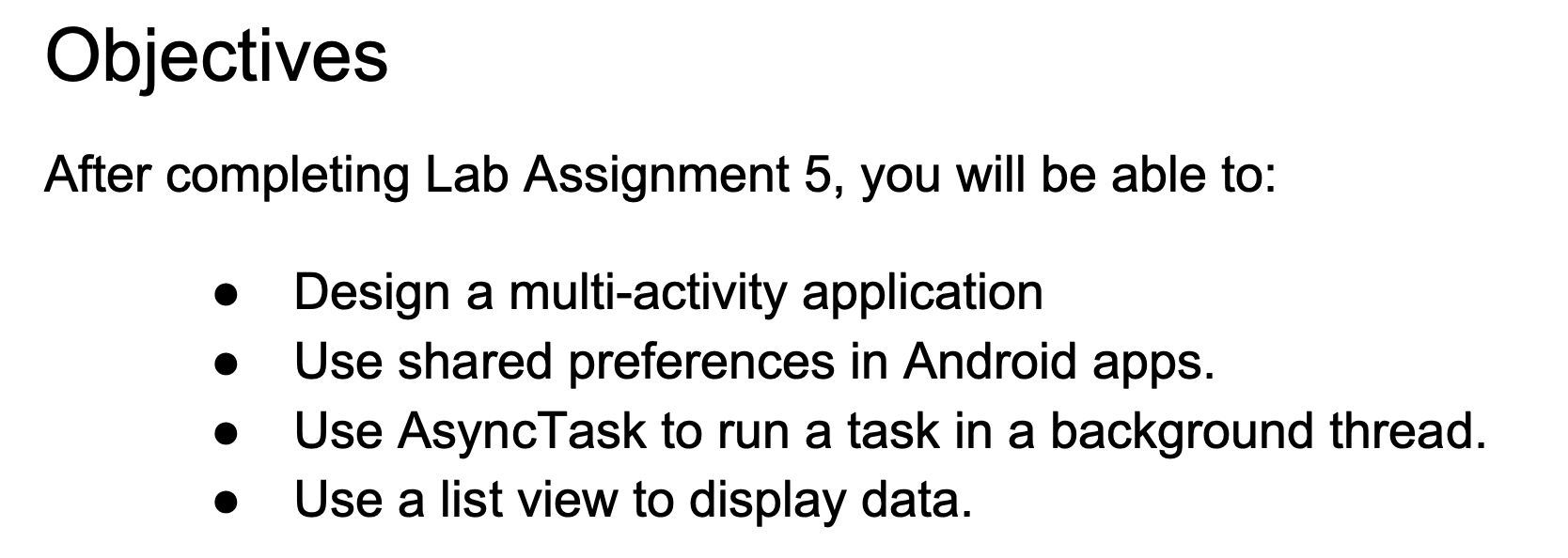 Lab Description In this lab, you will create a simple | Chegg.com