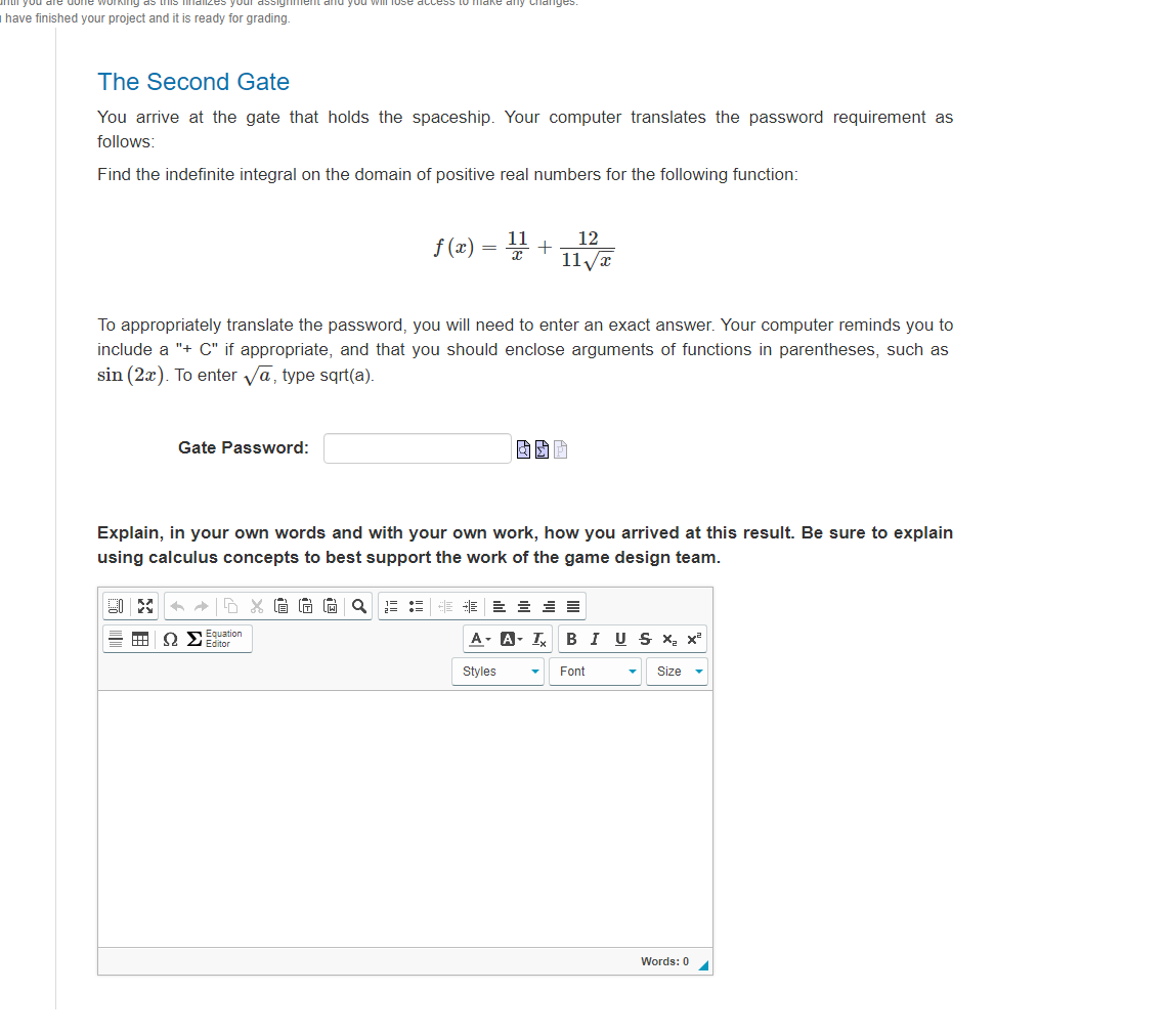 Solved The Second Gate You arrive at the gate that holds the | Chegg ...