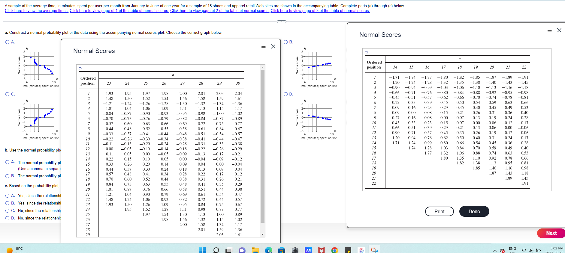 Solved Use a standard normal table to obtain the areas under | Chegg.com