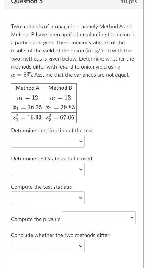 Solved Two methods of propagation, namely Method A and | Chegg.com