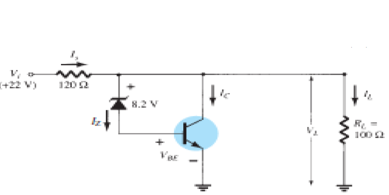 Solved Calculate the regulated output voltage in the voltage | Chegg.com