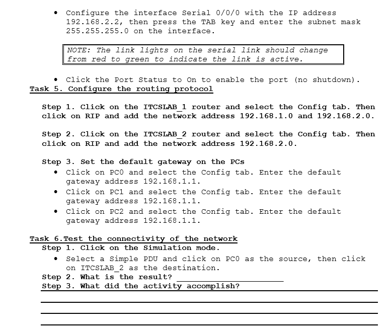 Solved Task 1. Adding routers and installing modules Step 1. | Chegg.com