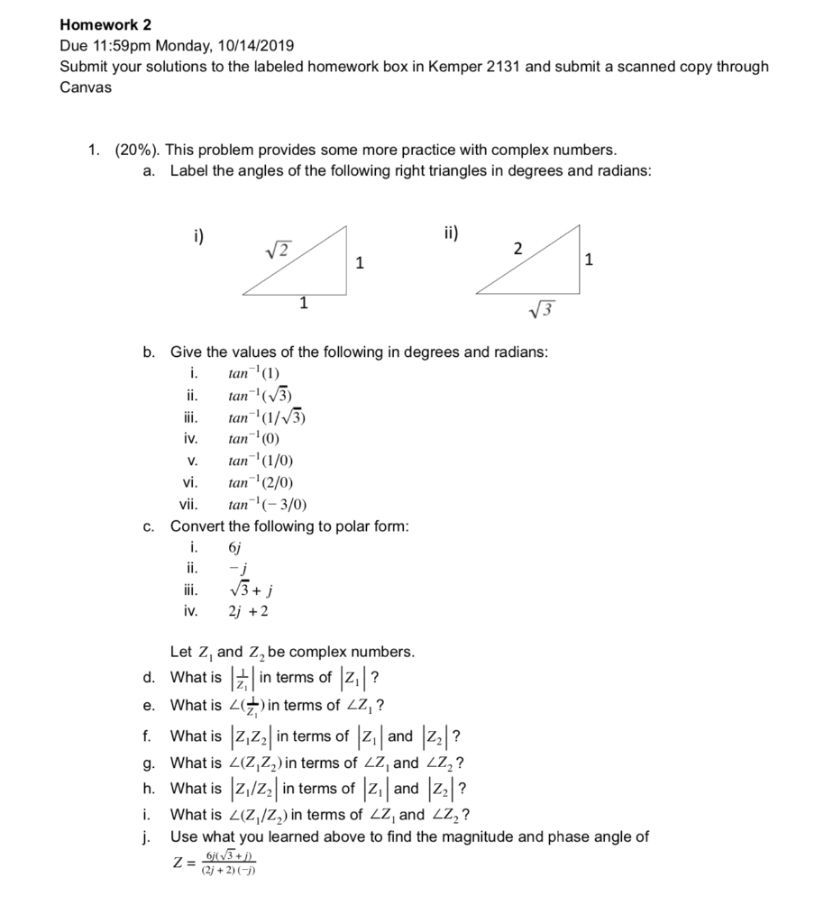Solved Homework 2 Due 11:59pm Monday, 10/14/2019 Submit your | Chegg.com