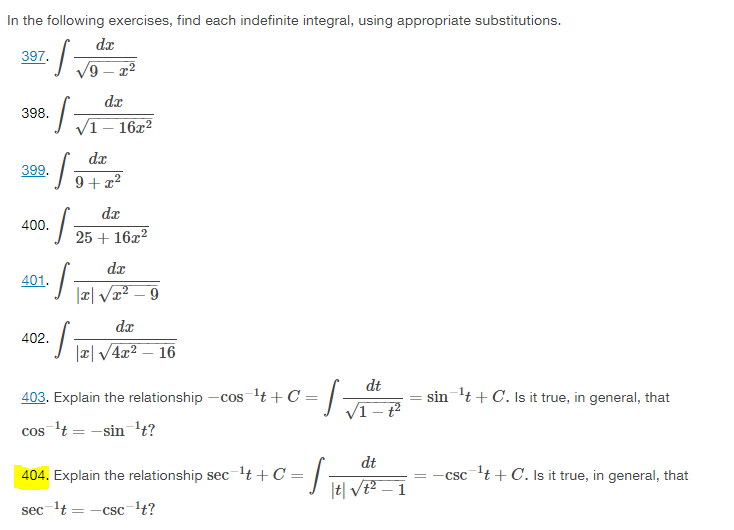 Solved In the following exercises, find each indefinite | Chegg.com