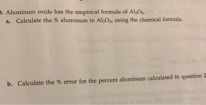 Aluminum Oxide Formula