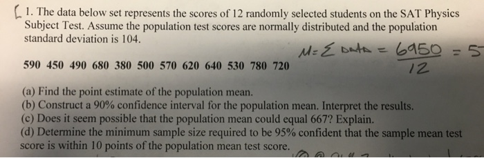 Solved I. The data below set represents the scores of 12 | Chegg.com