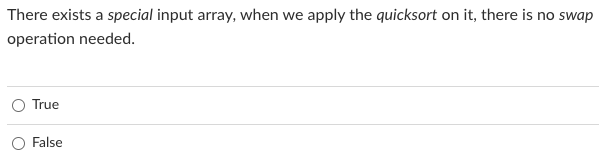 Solved There exists a special input array, when we apply the | Chegg.com