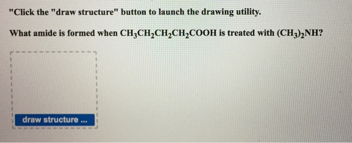 Solved "Click the "draw structure" button to launch the | Chegg.com