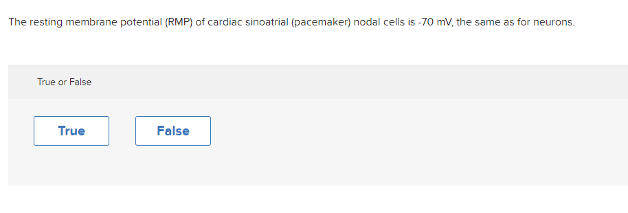 Solved The resting membrane potential (RMP) of cardiac | Chegg.com