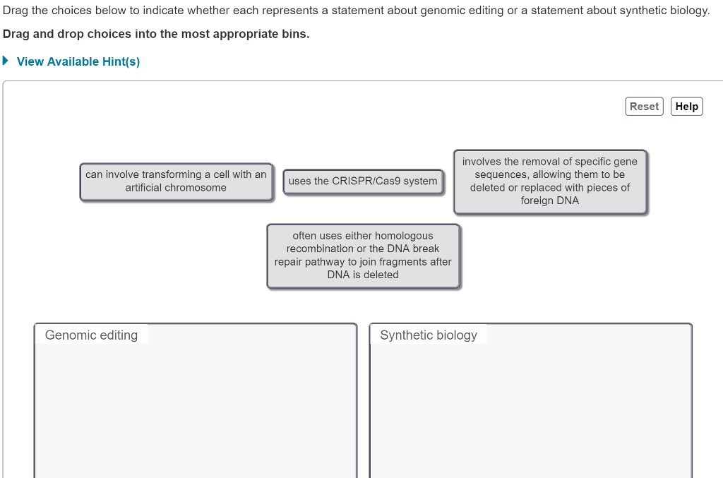 Solved Drag the choices below to indicate whether each | Chegg.com