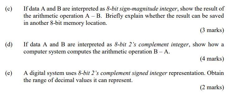 Solved An 8-bit microprocessor has an 8-bit wide memory. | Chegg.com