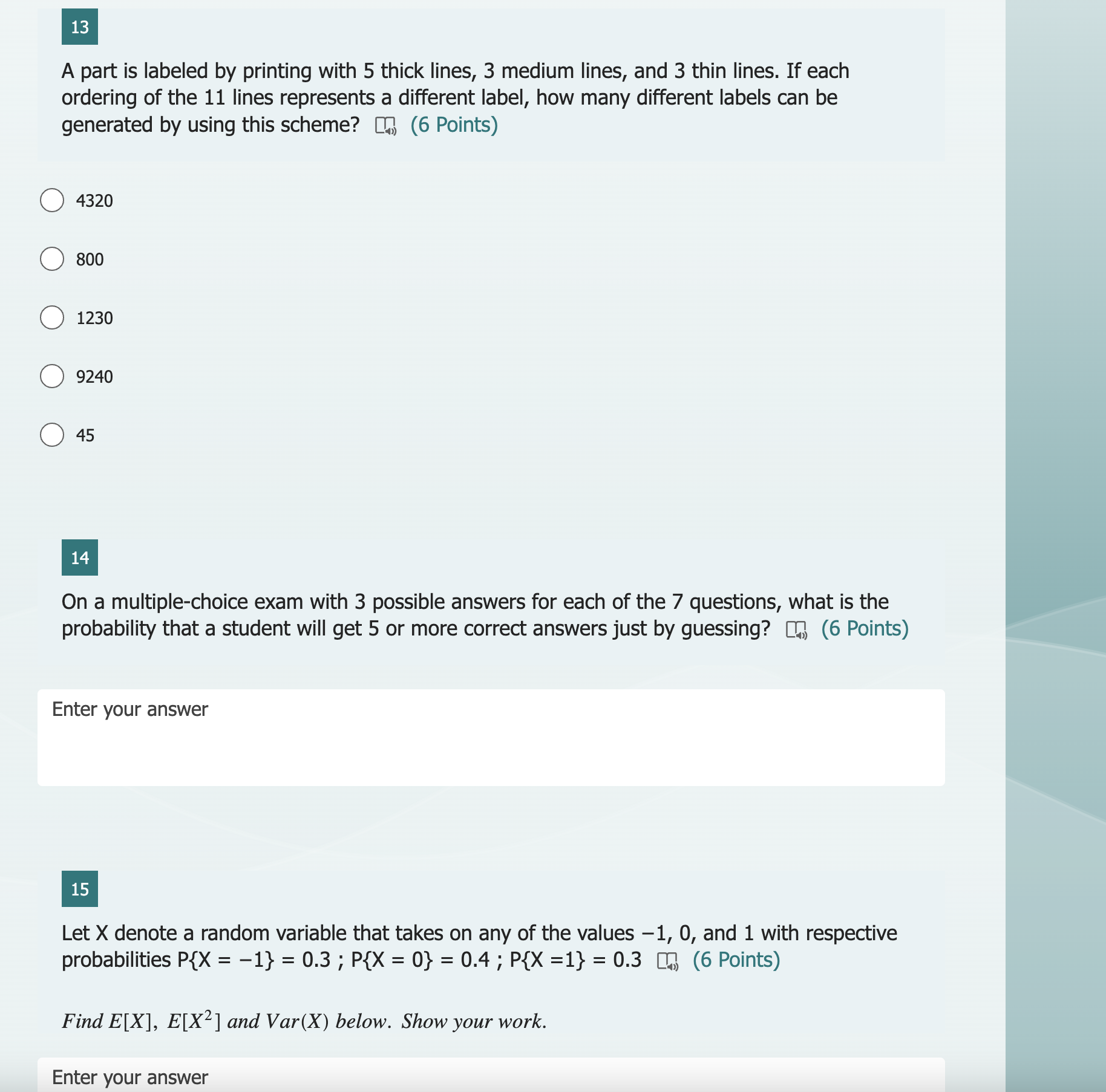 Solved A part is labeled by printing with 5 ﻿thick lines, 3 | Chegg.com