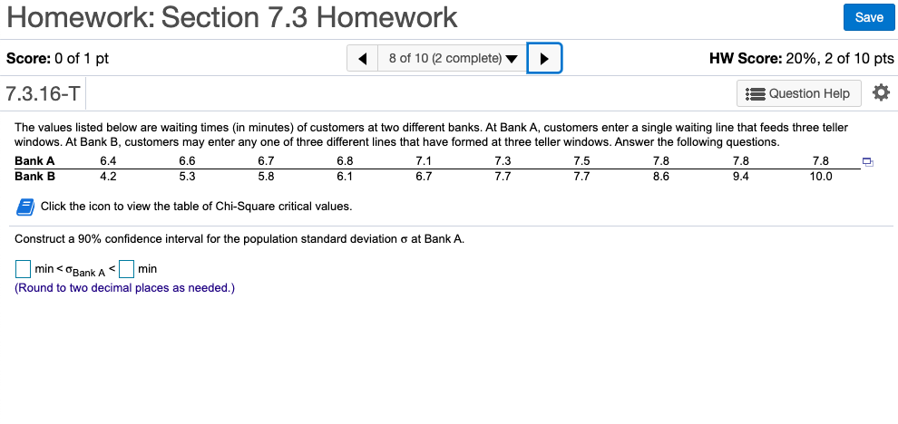 Solved Homework Section 7 3 Homework Save Score 0 Of 1 Pt