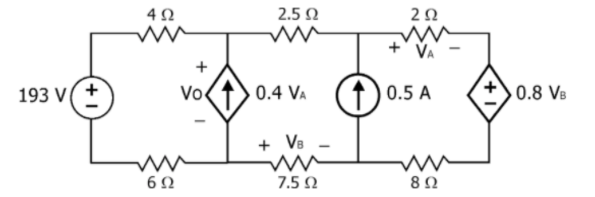Solved Solve the circuit using mesh/supermesh analysis. Also | Chegg.com