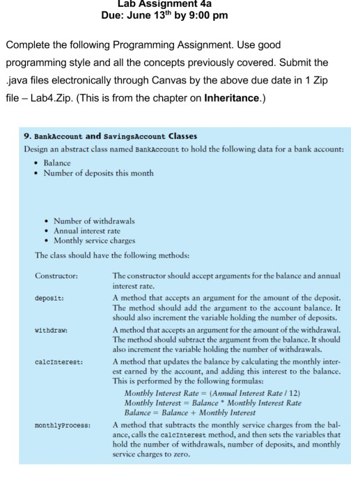 Solved Lab Assignment 4a Due: June 13th by 9:00 pm Complete | Chegg.com