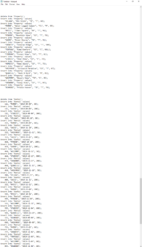 Solved In this assignment, you will use MySQL and JDBC: • | Chegg.com