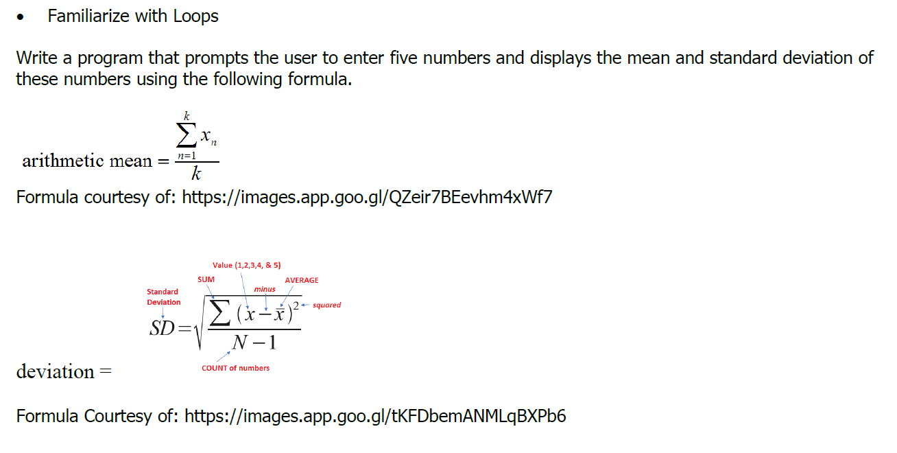 Solved Familiarize with Loops Write a program that prompts | Chegg.com