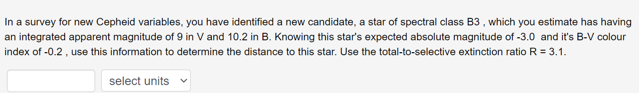 Solved In a survey for new Cepheid variables, you have | Chegg.com