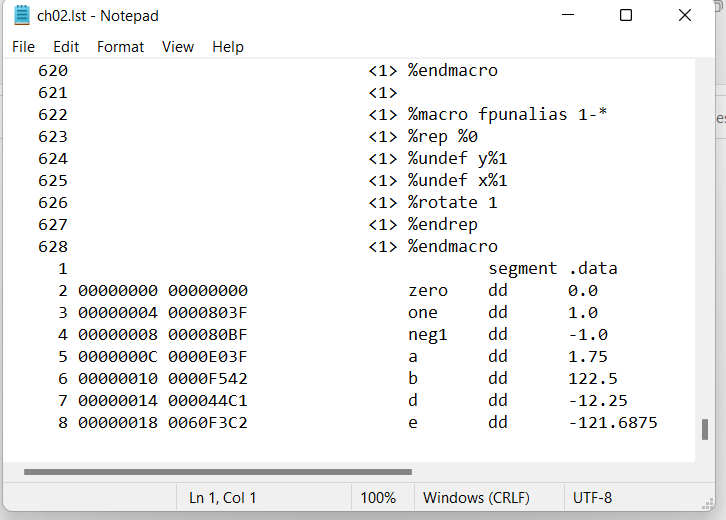 Solved [Yasm] [ Ebe] The computation is done in Yasm using | Chegg.com