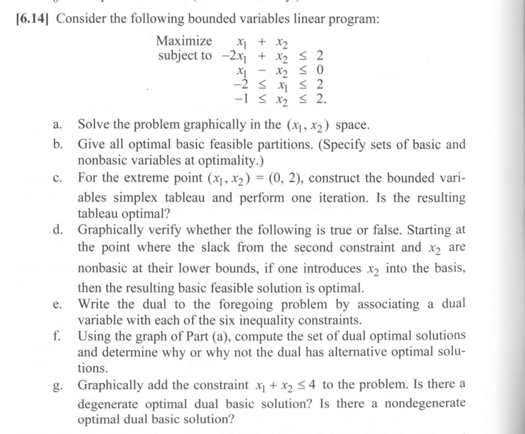 Solved [6.14] Consider the following bounded variables | Chegg.com