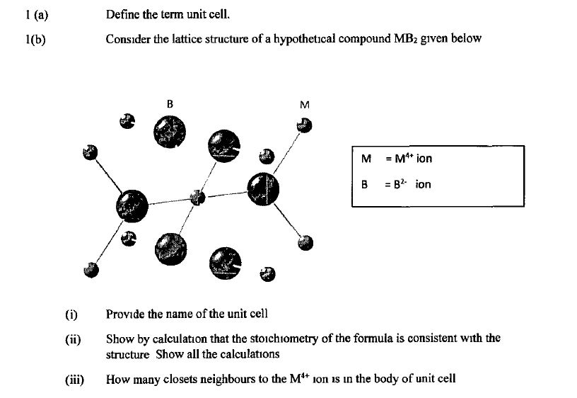 Solved 1 a Define The Term Unit Cell Consider The Lattice Chegg solved-1-a-define-the-term-unit-cell-consider-the-lattice-chegg