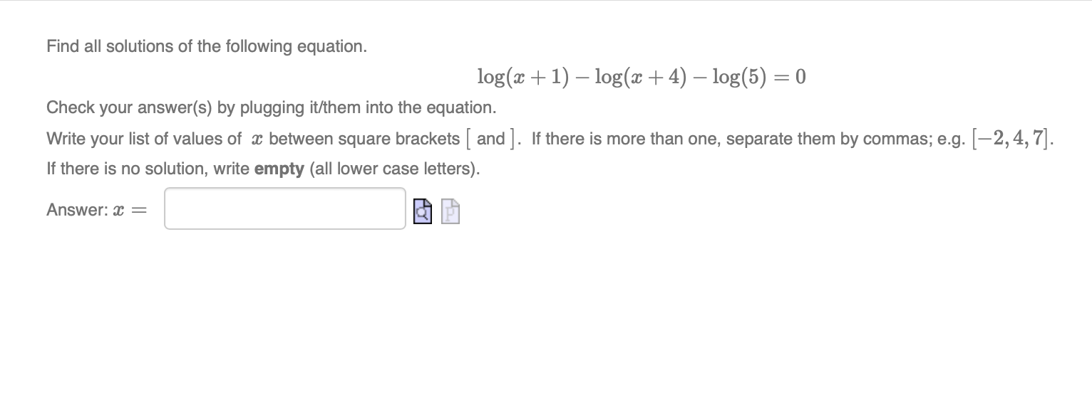 Solved Find all solutions of the following equation. | Chegg.com