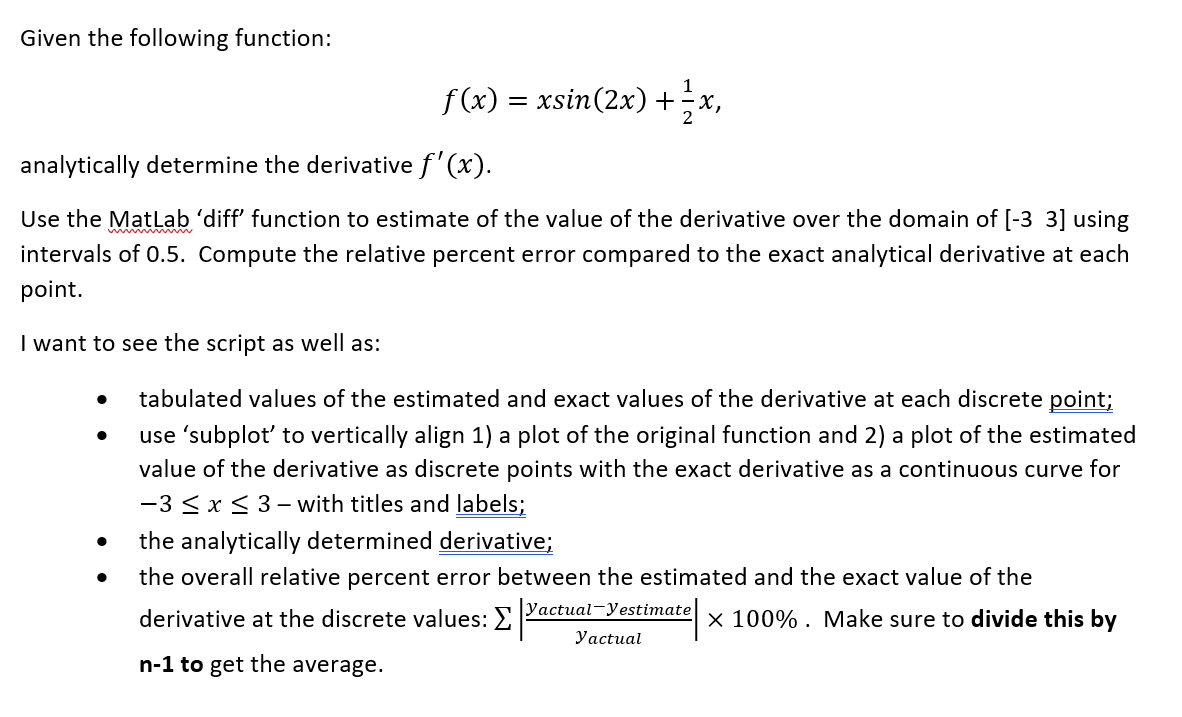 Solved Could someone help me with these MATLAB questions, | Chegg.com