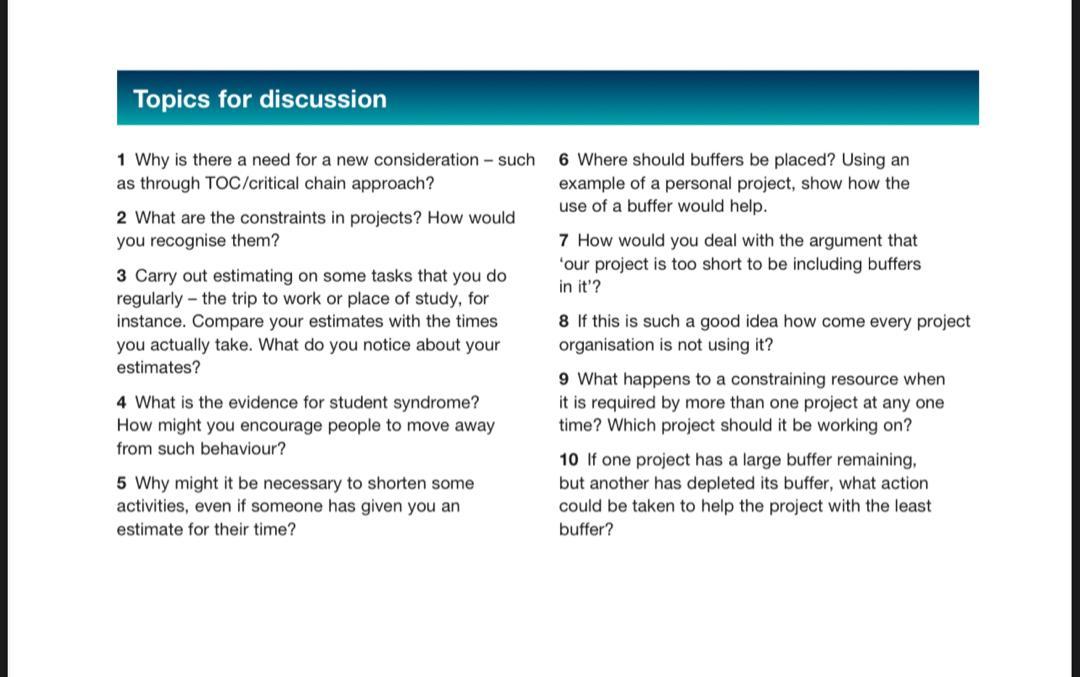Solved 1 Why is there a need for a new consideration - such | Chegg.com