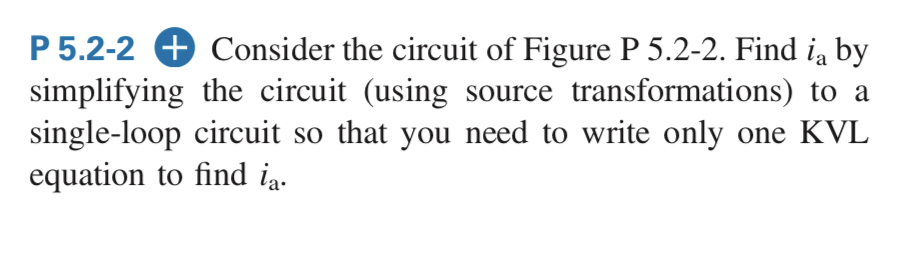 Solved P 5.2-2 + Consider the circuit of Figure P 5.2-2. | Chegg.com