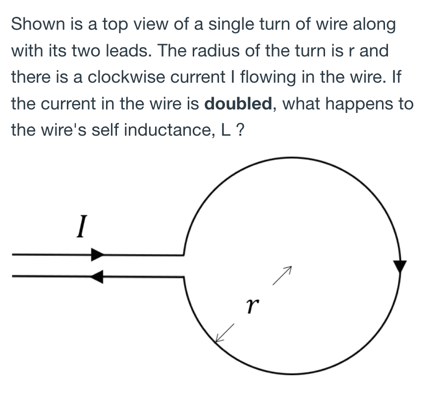 Solved Shown is a top view of a single turn of wire along | Chegg.com