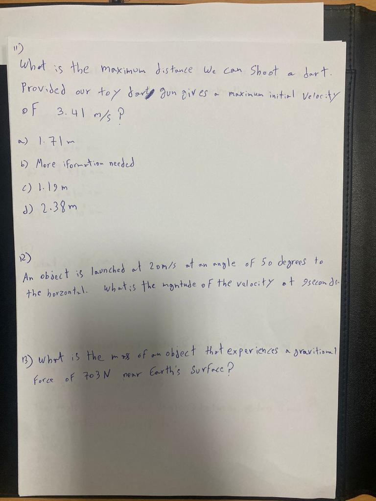 Solved 72 A Projectile is fired of time t= 0.0s, from Point | Chegg.com