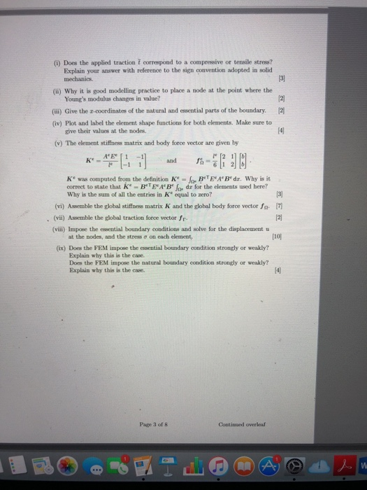 Solved 50.5% Q1 Consider the problem of the extension of an | Chegg.com